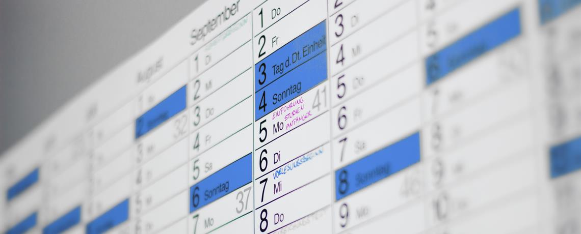 Dates and Events